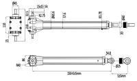 China OEM Heavy Load Motorless Linear Actuator Solar Tracking Linear Actuator 5000N for sale