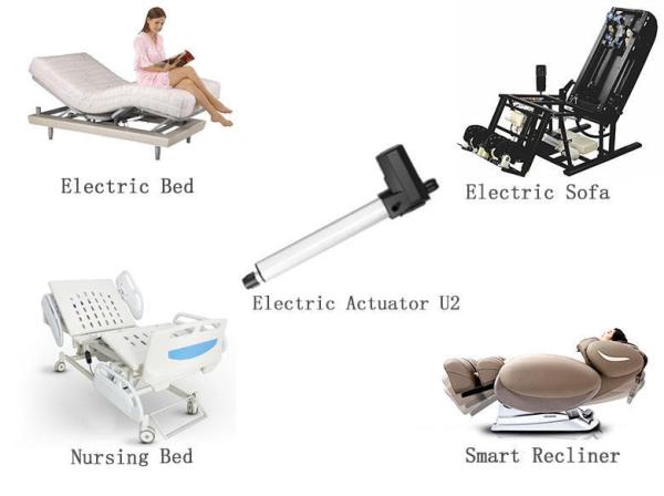 Quality Medical Grade Low Noise 8000N 12V 24V Linear Actuator IP65 for Hospital Bed Application for sale