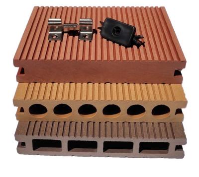 China EU Fashion Style Anti-Fire Moulded Cheap Wood Plastic Composite Flooring WPC decking Floor for sale