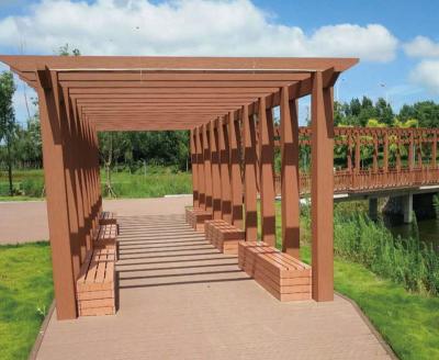 China China Supplier High Quality Eco-Friendly Outdoor WPC Pergola for sale