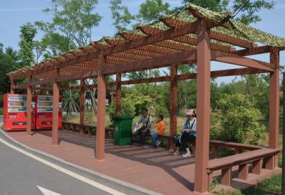 China Top-Selling WPC Wooden Pergola DIY Deck Wood Plastic Composite Decking WPC Pavilion for sale