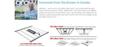 Cina la serra commerciale 2.9μmol/J che accende una luce da 720 watt LED per 4x4 coltiva la tenda in vendita