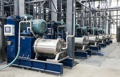China Molino de arena de turbina de cerámica de alta velocidad 220V Fácil mantenimiento Temperatura normal en venta