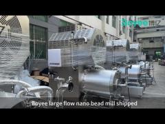 Screen NMM Large Flow Bead Mill / Turbine Horizontal Media Mill