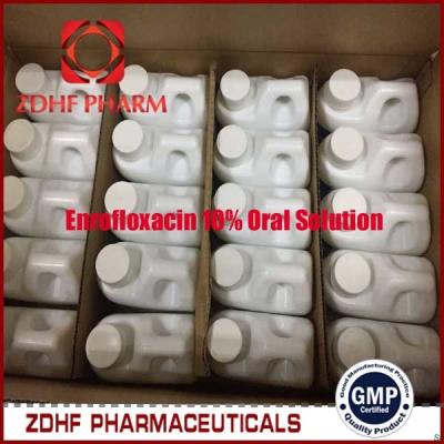 China Veterinary Medicine 10% Enrofloxacin Solution For Bull Cow for sale