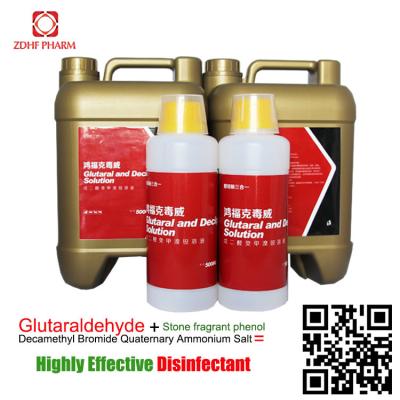 China Poultry Farm Anti Viruses Bacteria Fungi Spores Disinfectant With 5L for sale