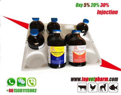 China 30% 20% Oxytetracycline Long Acting Injection For Poultry With 100ml for sale