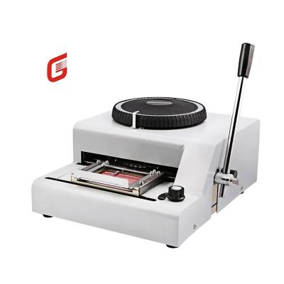 China PVC Card Embosser Stamping Machine for Business Cards 68/72 Daisy Wheel SDK Included for sale