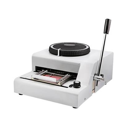 China PVC Card Embosser Stamping Machine for Business Cards 68/72 Daisy Wheel SDK Included for sale