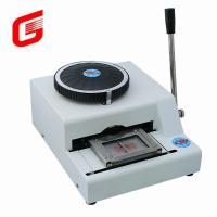China Durable 52 Code Letters Manual Number Dog Tag Embossing Machine with Other Interface for sale