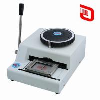 China Durable 52 Code Letters Manual Number Dog Tag Embossing Machine with Other Interface for sale