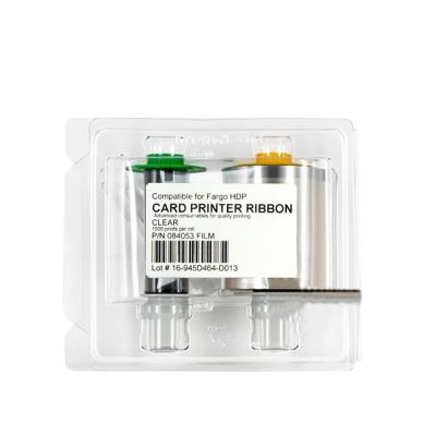China Private Mould Compatible Retransfer Film Ribbon 84053 voor Fargo HDP 5000 Printer 1500 Images/Roll Te koop