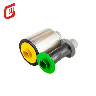 China Private Mould Compatible Retransfer Film Ribbon 84053 voor Fargo HDP 5000 Printer 1500 Images/Roll Te koop
