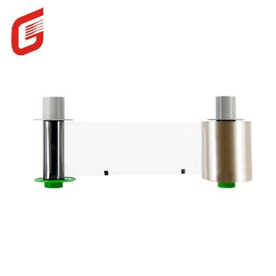 China Private Mould Compatible Retransfer Film Ribbon 84053 voor Fargo HDP 5000 Printer 1500 Images/Roll Te koop