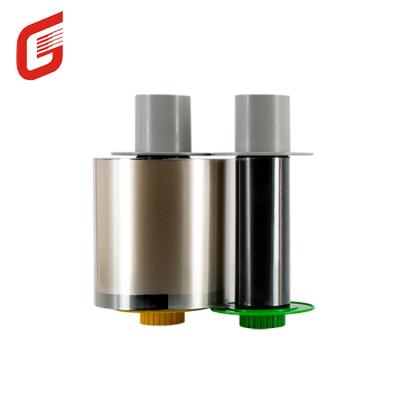 China Private Mould Compatible Retransfer Film Ribbon 84053 voor Fargo HDP 5000 Printer 1500 Images/Roll Te koop