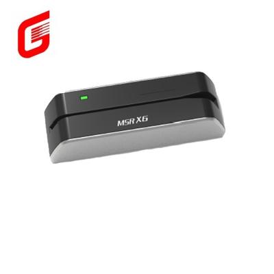 China MSR-X6 Magnetic Stripe Smart Contact Card Reader Writer for Card Reading and Writing for sale