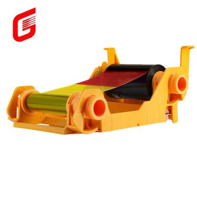 Cina Zebra ZXP Serie 3 Stampanti di carte YMCKO Nastro a colori 800033-840CN Larghezza 9 mm in vendita