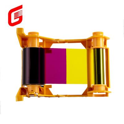 Cina Zebra ZXP Serie 3 Stampanti di carte YMCKO Nastro a colori 800033-840CN Larghezza 9 mm in vendita