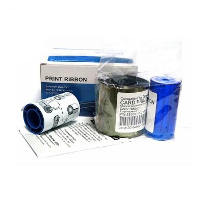 Cina Larghezza 9mm 500 immagini Datacard CD800 YMCKO Nastro a colori 535000-003 per CARD PRINTER in vendita