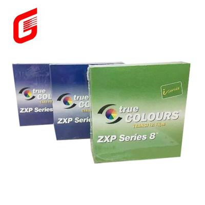 China YMCK Color Ribbon Transfer Film For Zebra ZXP Series 8 ZXP 9 Card Printer 1250 Images for sale