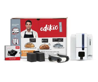 China Evolis Edikio FLEX 12 Dots/mm 300dpi USB Ethernet Hotel Card Printer High Definition for sale