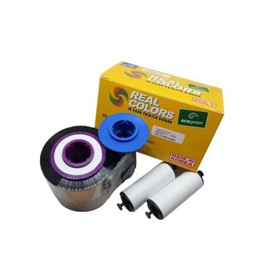 Cina 9mm Larghezza compatibile YMCKO Color Ribbon 2000 Stampe per Zebra Card Printer 800077-761 in vendita