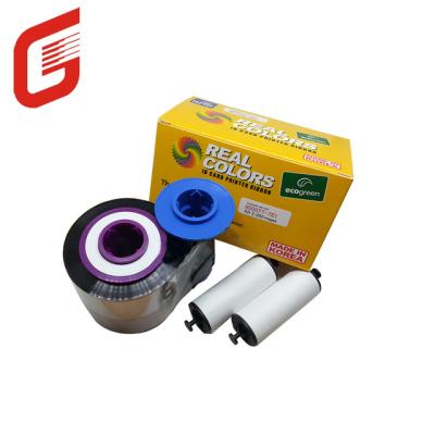 China 9mm breedte compatibel YMCKO Kleur lint 2000 afdrukken voor Zebra kaart printer 800077-761 Te koop