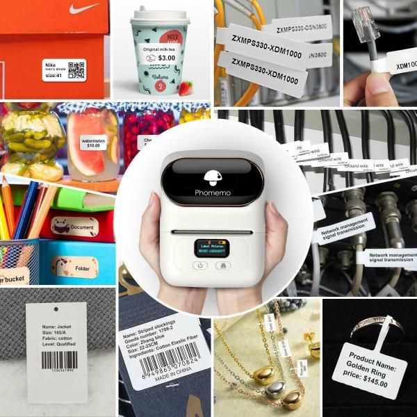 Quality USB or BT Communication Type High Speed Black Print Mini Portable Thermal Label for sale