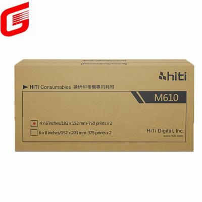 China Top- Photo paper and ribbon print kit for Hiti M610 photo printer superior performance for sale