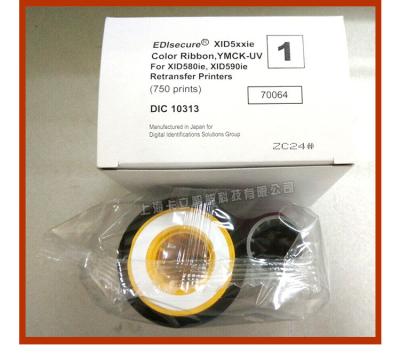 China XID8300 Color UV Ribbon DIC10313 YMCK-UV for XID 8600 Card Printer Nylon Material for sale