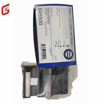 China Original 045500 YMCK Ribbon for DTC1250e Business ID IC Card Printer Performance for sale