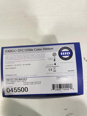 China Original 045500 YMCK Ribbon for DTC1250e Business ID IC Card Printer Performance for sale