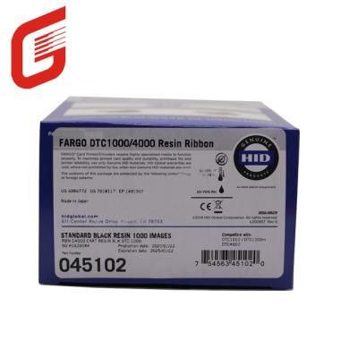China 1000 Images Standard 45102 Black Ribbon for DTC1000 DTC1250e Card Printer and Durable for sale