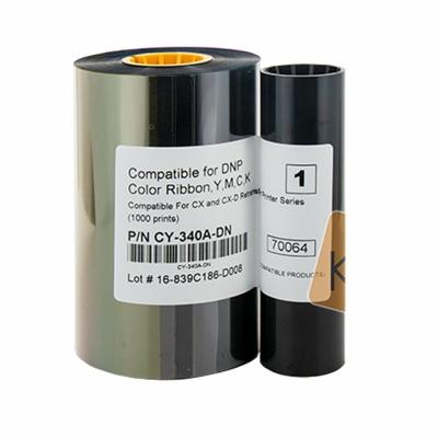 China 100*300 CX-340A-DN Compatible YMCK Retransfer Color Ribbon for CX7000 Printer CX-D80 for sale