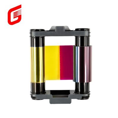 China Evolis CBGR0100C Badgy100 / 200 YMCKO Color Ribbon 100 Prints/Roll COMPATIBLE for sale