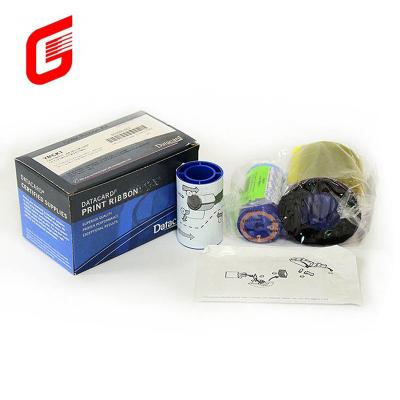 中国 オリジナルCD800 YMCKT ストックデータカードプリンター用カラーリボン 535000-003 幅9mm 販売のため