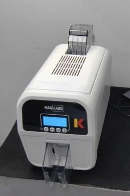China Magicard K 300dpi Color Dye Sublimation PVC ID Card Printer with Automatic Card Feeding for sale