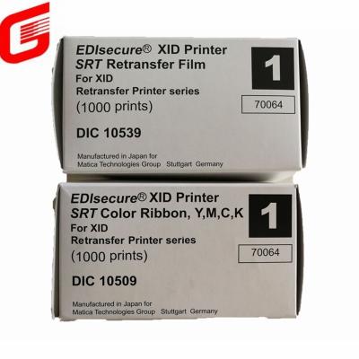 Cina Retransfer Film DIC10539 per la stampante Matica XID8100 YMCK Color Ribbon 1000 Stampe in vendita