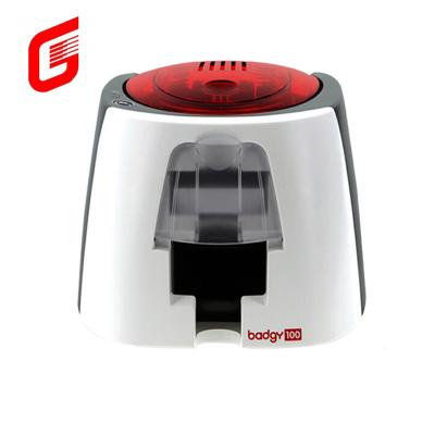 Cina Risoluzione massima Evolis Badgy100 Stampante di schede d'identità in plastica intelligente a una sola faccia 1- in vendita