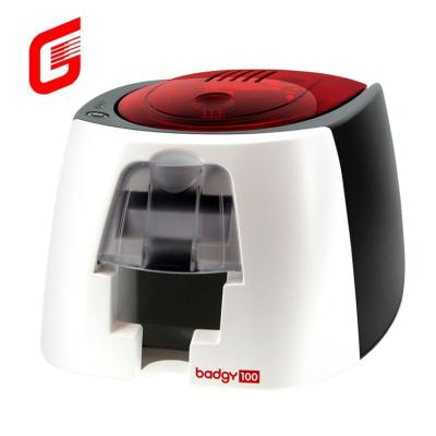 Cina Risoluzione massima Evolis Badgy100 Stampante di schede d'identità in plastica intelligente a una sola faccia 1- in vendita