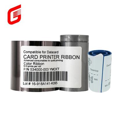 China Faixa de impressora de nylon 66 para cartão de dados 534000-003 YMCKT Faixa de cores 500impressões à venda