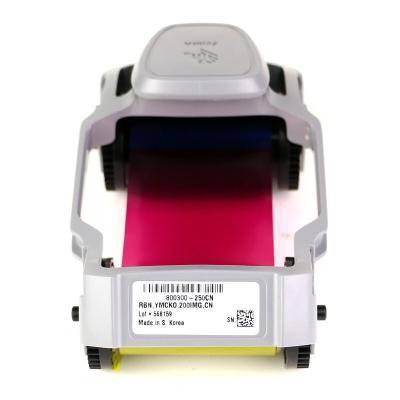 Cina Zebra ZC100 / ZC300 Serie carta d'identità Stampa 800300-250CN YMCKO Color Ribbon 200 stampe in vendita
