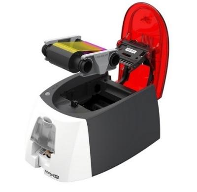 China Obtenha impressões de identidade profissional com a Evolis Badgy 200 Impressora de Cartão Inteligente de PVC de lado único à venda
