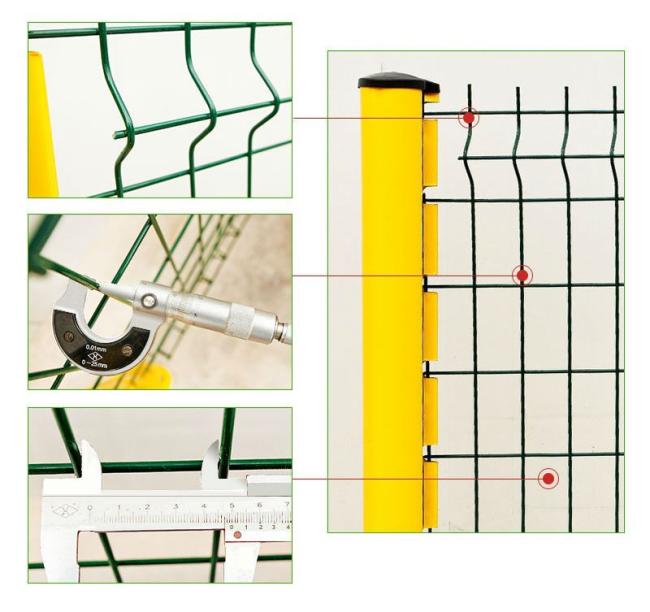 Het landbouw 3D Driehoeksijzer Aluminium Gelaste Buigen Fenceing