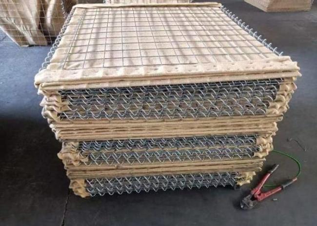 Collapsible Sand Earth Filled Defence barriers Wall With Non - Woven Polypropylene