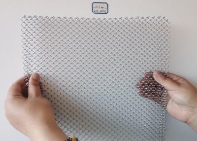 China Ceiling Devider Aluminum Chain Link Curtain 4mm 5mm 6mm Metal Decorative for sale