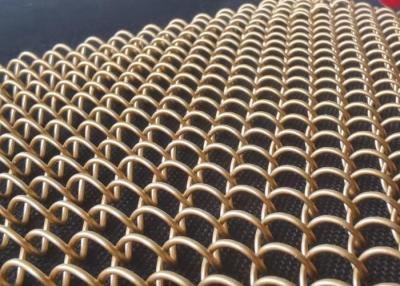 Cina Tenda decorativa bollente di Mesh Shiny Silver Metal Coil del cavo della vernice in vendita