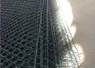 Cina 220-240g/M2 zincano il materasso rivestito del gabbione verde scuro in vendita