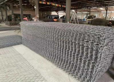 China PVC beschichtete Wasserwirtschafts-Projekt des Garten-2x1x1m  Gabion Mattress Baskets For zu verkaufen