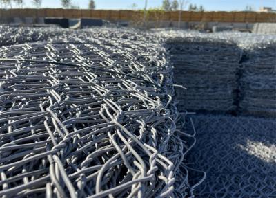 China 1x1x1m Gabion-Drahtnetz PVC-Beschichtung Dicke 0,2-1 mm zu verkaufen